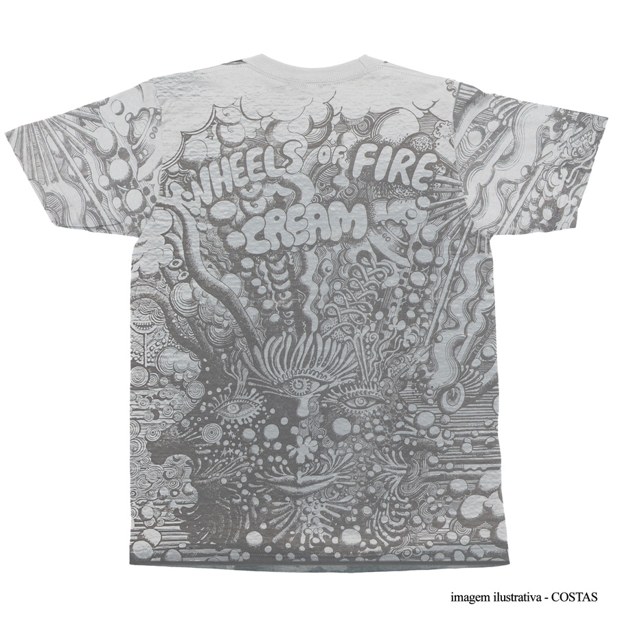 Camiseta CREAM - Wheels of Fire - Rock n Roupa
