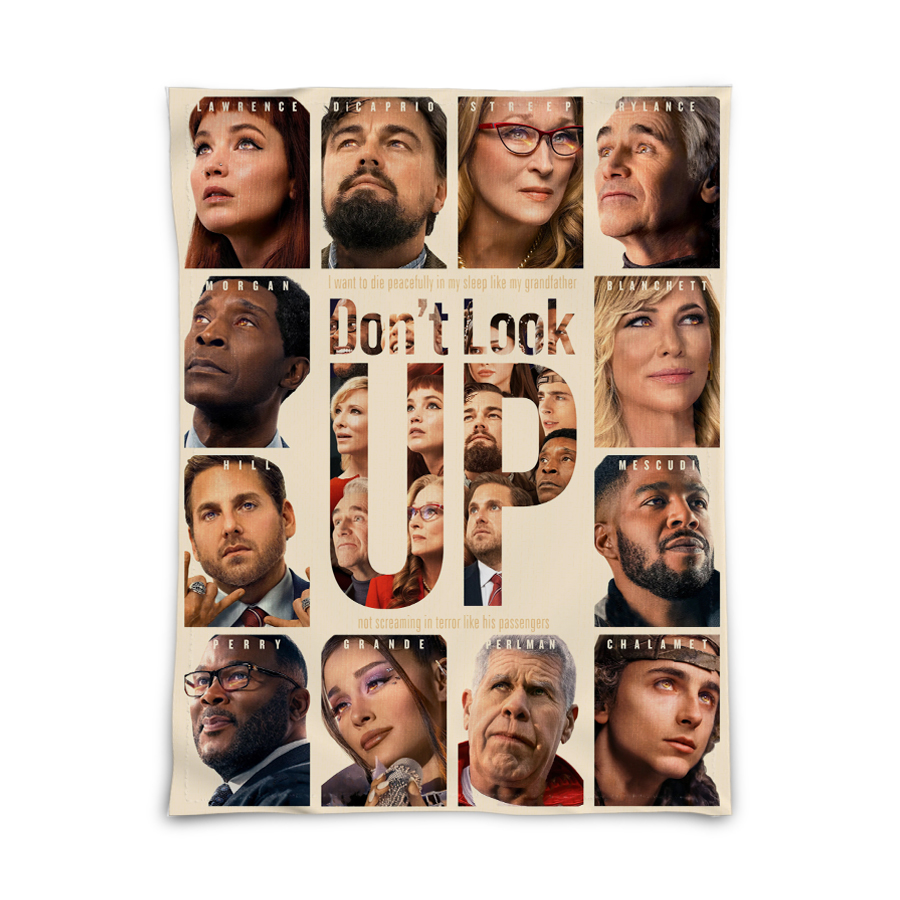 Bandeira Don't Look Up poster filme - Rock n Roupa